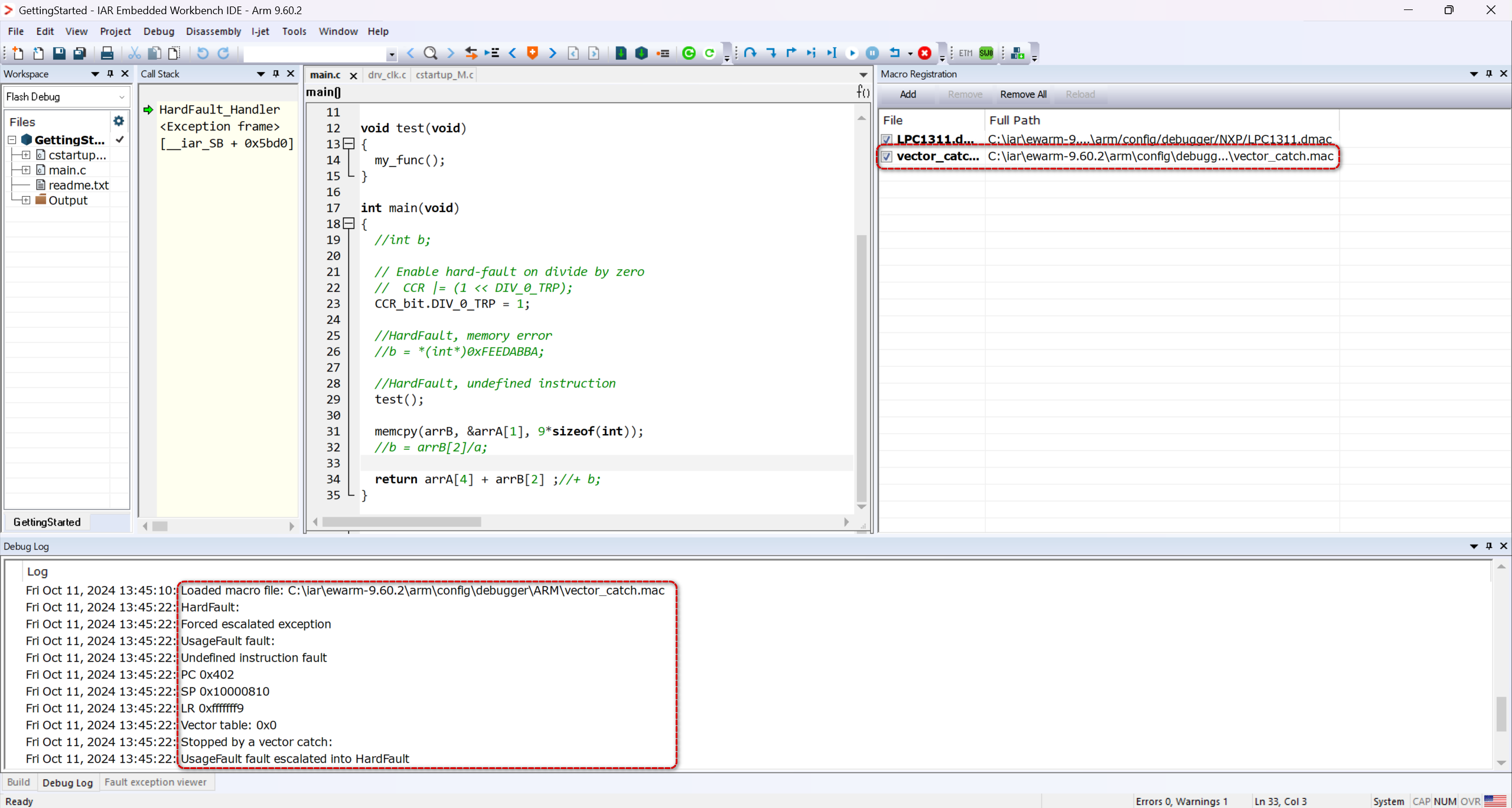 Debugging A Hardfault On Cortex M